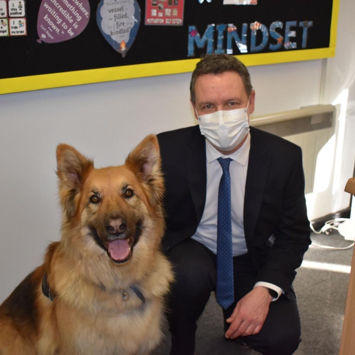 Maltby Learning Trust - Zac the Dog Joins Wellbeing Team at Maltby